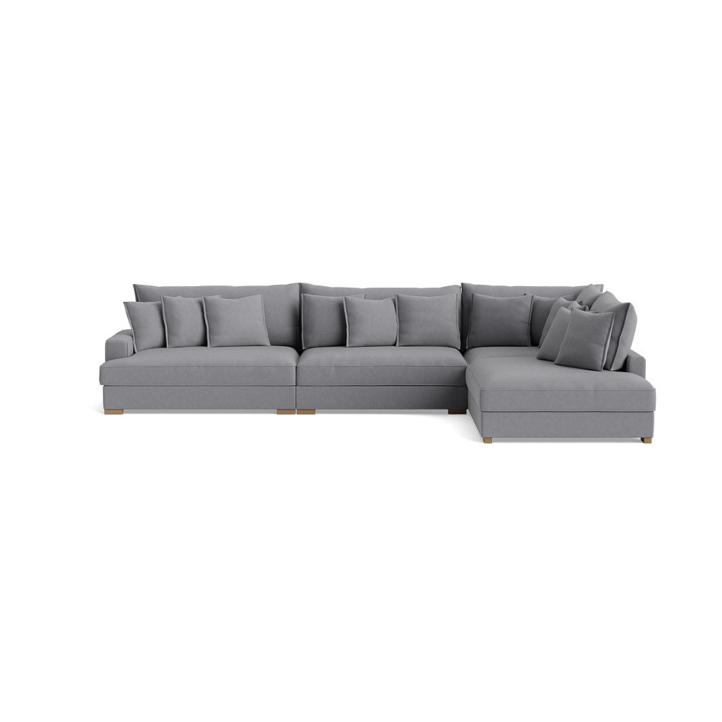 Cloud Roomy Modulsofa 4-personers med Open End & Chaiselong – MAGELIG