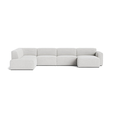 Element modulsofa med chaiselong og open end- Elegant U-sofa – MAGELIG